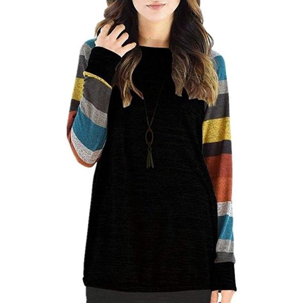 バリエーションコード : 2B8RN33T6U・鮮やかな配色ボーダー柄が印象的。伸縮性のあるふわっと柔らかい生地で、とっても着心地がいいチュニックです。気軽に着られて合わせやすい。さりげない女性らしい魅力を引き出してくれる1着です。・お尻が...