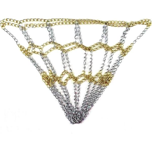 バリエーションコード : 2B62FKLL8D・金属チェーンのバスケットゴールリングネットになります。・重みのある金属製のチェーンでバスケットゴールをドレスアップできます。・「カラー」金銀・「素材」 鉄公式サイズの直径45センチのリングに使...