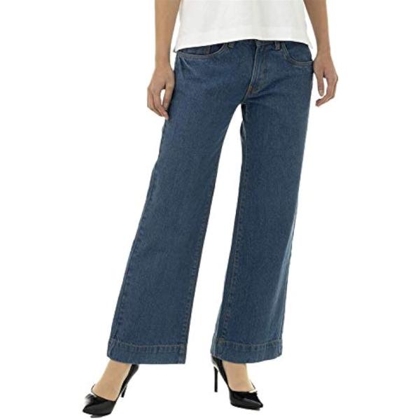 バリエーションコード : 2B8OPT594G・デニム調素材のワイドパンツです。裾に向かってストレートに広がるワイドパンツは脚のラインを綺麗に見せてくれます。しっかりとした張りのあるコットン素材で、シワになりにくい。・シンプルなデザインです...