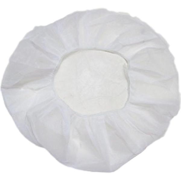 バリエーションコード : 2B82RPR88G材質：不織布スパンボンドポリプロピレン大きいサイズ、フリー 男女兼用カラー：ホワイト/ブルー食品加工工場・介護・医療・検品検査作業に最適。髪の長い女性や髪型を崩したくない、工場見学の方にお勧めで...