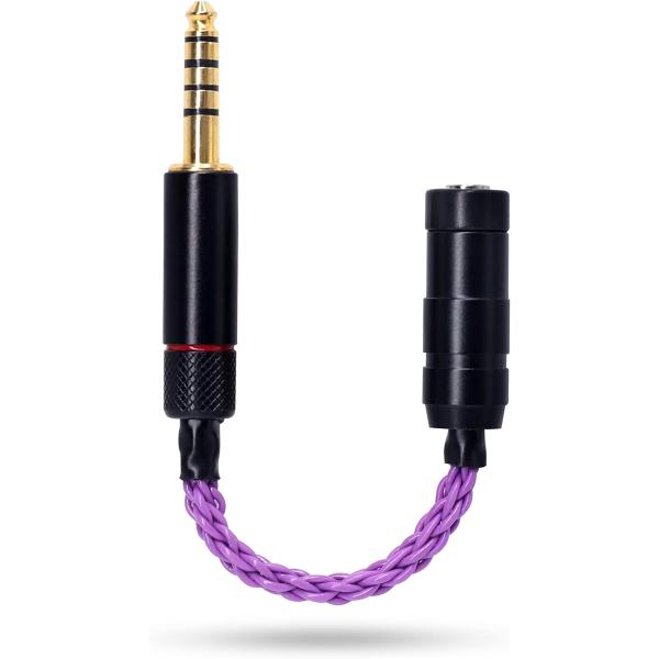 バリエーションコード : 2B4XNF9V68・2.5mm 4極（バランス）プラグから4.4mm 5極（バランス）への変換ケーブルです。・8芯Braid（編み）構造を採用、柔らかくて、高品質の材料で耐久性も一層強くなります。・銀メッキを施し...