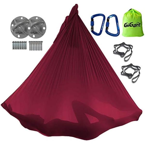 バリエーションコード : 2BFXI2XPE9・今 話題の空中ヨガ（エアロヨガ）セット。逆さになる楽しさ、空中に浮かぶ楽しさを体感。・空中でしかできない動きが出来るところが魅力なエアリアルヨガ＊・サイズ：約5ｍx幅2.8ｍ 素材：ナイロン ...