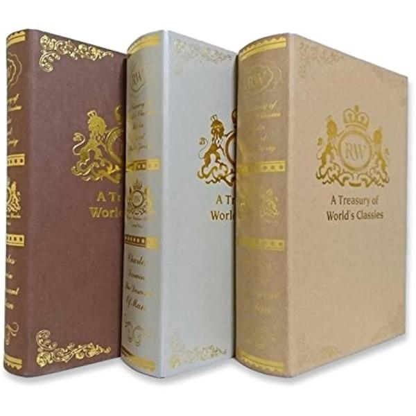 バリエーションコード : 2B885K6FVF洋書(辞典風)のイミテーションブック 小3冊ランダムセット古い書物を模した、洋書型のフェイク（偽）本です。本棚・空きスペースのスペーサーやちょっとした室内インテリアとしてご活用いただけます。学術...