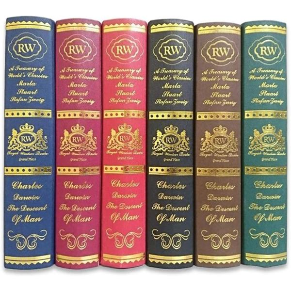 バリエーションコード : 2B885K6FVF・洋書(辞典風)のイミテーションブック 大6冊セット・古い書物を模した、洋書型のフェイク（偽）本です。本棚・空きスペースのスペーサーやちょっとした室内インテリアとしてご活用いただけます。・学術書...