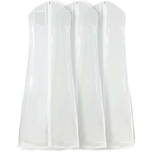 バリエーションコード : 2B89I4SLPIボリュームのあるウエディングドレスや社交ダンスのドレスも収納できるマチ付きのドレスカバーです。材質：PVC 透明だから中身が見えたくさんあっても探しやすい。サイズ(約)：(160cm)・長さ１5...