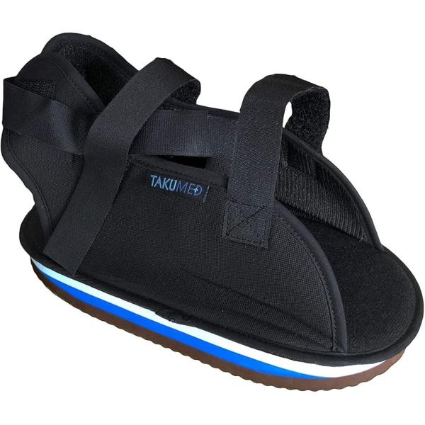 バリエーションコード : 2B89KRGCNV・怪我をした足やギブスの上からでも3本のストラップと前後に開放したデザインで容易に装着ができる軽量のギブスシューズです。・船底型のロッカーソールが地面とつま先やかかととの摩擦や衝撃を吸収し、歩行...