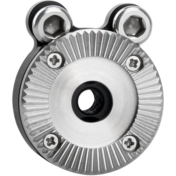 「バッジョンアップARRI　ROSETTE　MOUNT」このアラロゼットマウントはバッジョンアップされた製品です。ARRIロゼットマウント標準の規格M6ネジ穴　直径31.8mmで、1／4吋のThreadも開いている。「使用幅広い」この汎用A...