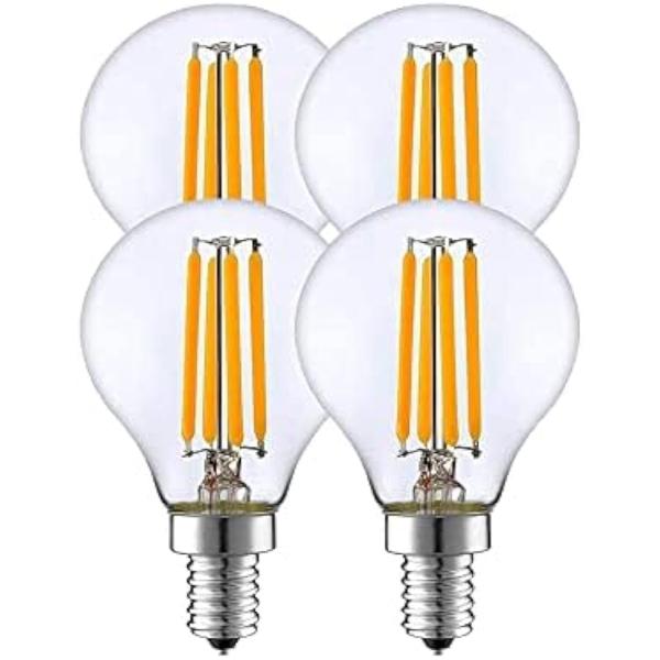 バリエーションコード : 2BJ3K0IYYH商品サイズ(cm):直径約45mm x高さ約80mm。LEDフィラメント電球、E14口金 4WこのLED電球は高品質クリアガラスとフィラメントチップを採用し、360度まで照射できます。フィラメン...