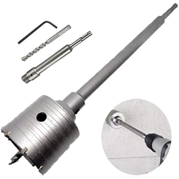 バリエーションコード : 2B8CDW568Oエアコンや換気扇などの取り付けのための貫通穴や、水道管・ガス管などの配管工事の貫通穴をあける工具です。振動ドリル・電気ドリルなどに装着してご使用になれます。強力な打撃力と回転力のスムーズな伝達に...