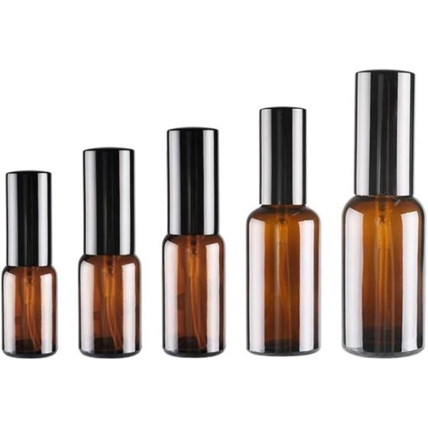 バリエーションコード : 2B8DG23JLIサイズ色々選べるシンプルなデザインのスプレー容器です。プッシュ式で霧状に噴射します。素材：遮光瓶　カラー：茶色10ml　サイズ：87mmx25mm旅行や外泊の際に化粧水や香水、アロマなどを入れる...