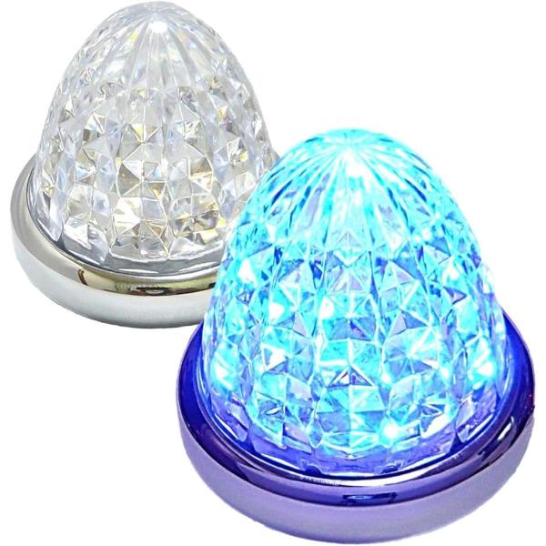 バリエーションコード : 2B8DTY5XX9・24V専用 16LED 8面クリスタルカット仕様 トラック用サイドマーカー・セット内容： マーカーランプx2個 (2個セット）・LED素子数： 16LED・適合電圧： 24V　電流： 0.4A...