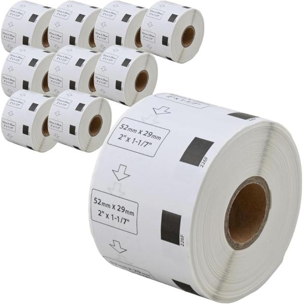 バリエーションコード : 2B8HUQWLDYおかげさまで9年目。　DKシリーズ出荷累計200万ロール突破。　実績と信頼の互換ラベルLaboブランドです・強粘着でしっかり貼れる・コーティング付で水や汚れに強い・ペラペラではなくしっかり紙厚が...