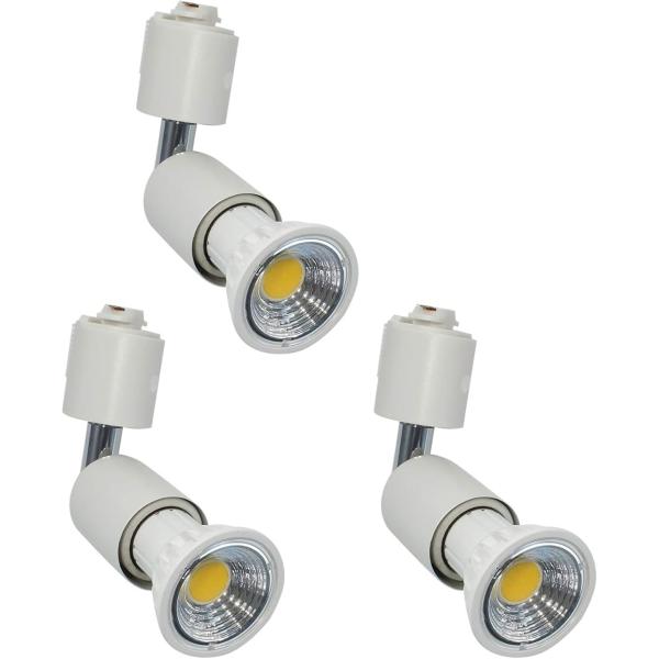 バリエーションコード : 2BJCUOYRU61.電球付き：E26 LED電球(3個)+ダクトレール用器具(3個)、5.5W(60W 相当)、全光束550ｌｍ、ビーム角度 90° 、明るさの演色性Ra95 、2700K 電球色照明 おしゃれ...