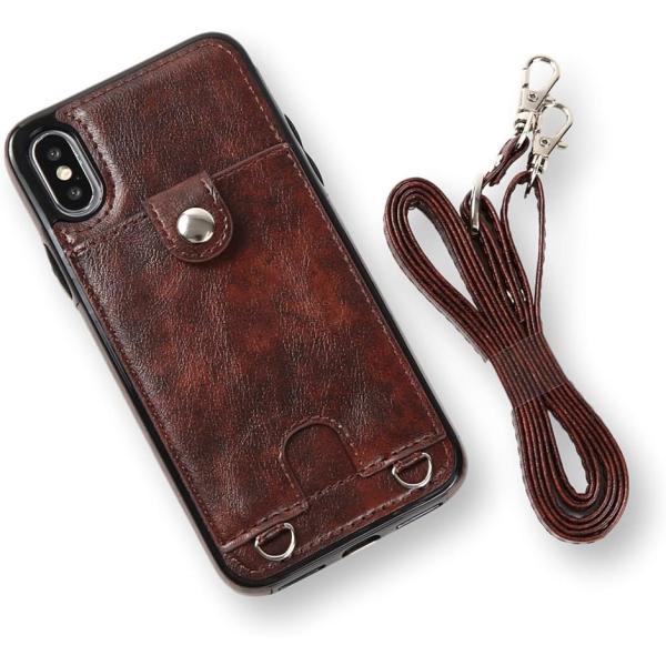 バリエーションコード : 2B2J5JKLHD《対応機種》iPhone XS Max：今大人気のスマホショルダー型のケースです。ストラップ付きで首掛け、肩掛け、斜めがけに対応。《特徴１》レディース・メンズ問わず使えるデザイン。カラーは６色の...