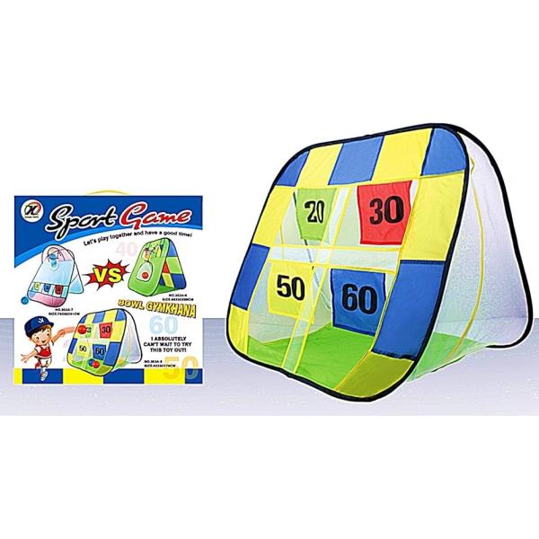 ・vワンタッチで広げて遊べる子供用おもちゃのストラックアウトです。ボールを蹴ったり投げ入れたり、サッカーのゴールにしたり様々な遊び方で楽しむことが出来ます。・vスペースがあれば室内でもOK。親子でファミリーで友達同士でサッカーゴールとしてP...