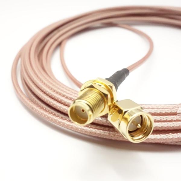 バリエーションコード : 2B8JIP0G6V・高耐久のテフロン素材。SMA 同軸延長ケーブル 。 RP-SMA オス メス コネクタ付 RG316 同軸 延長 ケーブルです。・測定器等 通信機器 延長用のケーブル 有線・無線通信装置 オー...