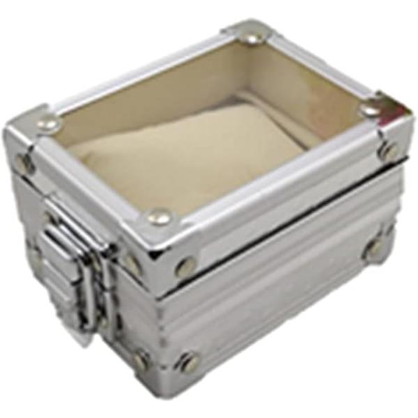 バリエーションコード : 2B4XLRGSP8大切な腕時計を保管するシンプルなデザインのアルミ製時計ケース。透明窓ですので、ソーラー時計もきちんと充電できます。自慢のコレクションを眺めたり、お部屋のインテリアとして置いてもオシャレです＊内部...