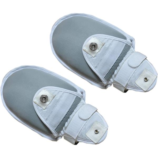 「手をしっかりと保護」介護用ミトンは内部がゆったりしていても、細かい手の動きをガードできます。手指で体を引っ掻いたり、点滴の抜き取りを防ぐことに役立ちます。「特殊なホックで簡単に取り外せない」ボタンを押さないとはずすことが出来ない特殊なホッ...