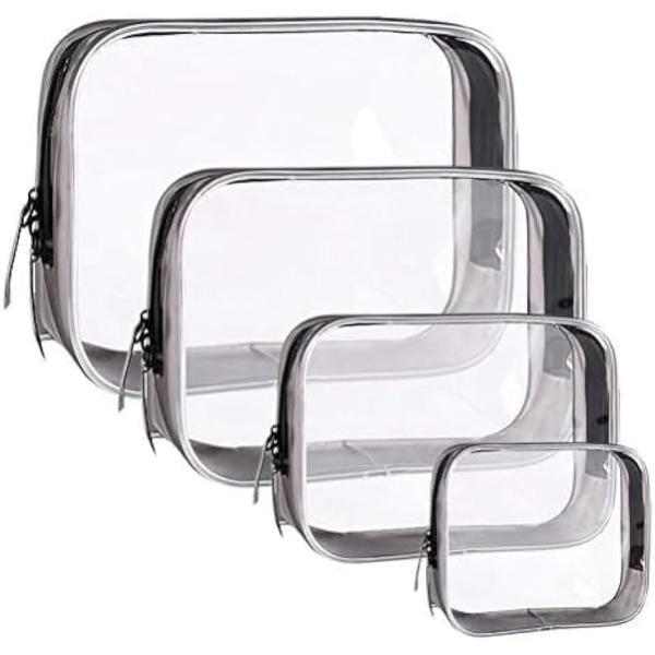 「4サイズを使い分けられる」XL・L・M・S の4種類のサイズがセットになっており、目的や荷物量に合わせて使い分けできます。スキンケア用品、コスメ、ガジェット、小物まで収納できるため、旅行や出張だけでなく普段使いにも便利です。「防水性素材P...