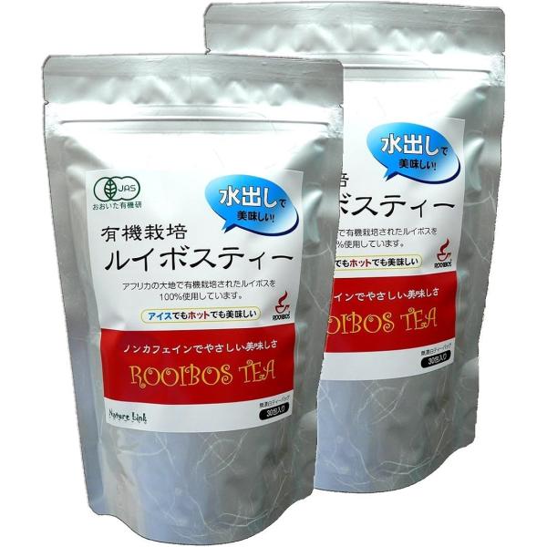 バリエーションコード : 2BUJ08H2JC・内容量:x60包（3gx30包x2セット）・原材料:有機ルイボス(オーガニック・スーペリア)ルイボスティー ティーパック・有機栽培のルイボスティーです。ホットでも水出しでアイスでもおいしく召し...