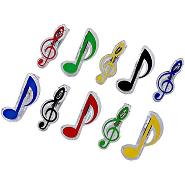 バリエーションコード : 2B8SK3D3T1・メモを挟んだり、しおり代わりにも使える、プラスチック製のクリップです。かわいらしい音符やト音記号のデザイン。音楽大好きな方にはたまらない、かわいらしいクリップです。・お子様のピアノの練習や、屋...