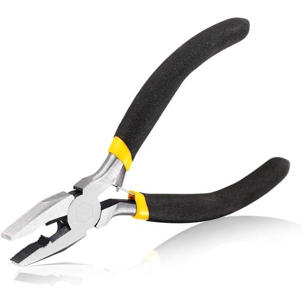 バリエーションコード : 2B8S9Y8HVR「用途」溝付きのアゴで小さい部品や金属パーツを掴むことができます。銅線、軟鉄線（針金）などの柔らかめ線材を切る、曲げる、ねじる、挟む作業に最適です。「特徴」小型で軽量なので、女性でも子供でも使え...