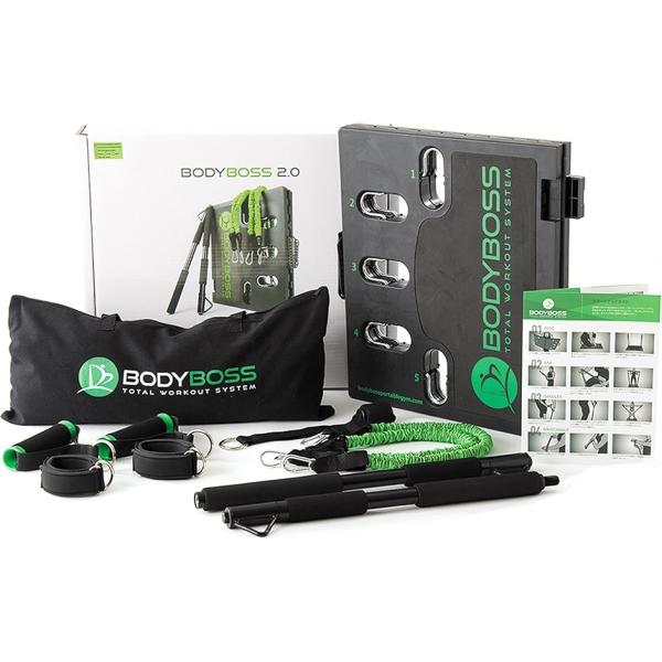 バリエーションコード : 2B860OV9U3「1台で40種類以上のワークアウト」 BODYBOSSはアクセサリーの組み合わせ一つで、40種目以上のワークアウトが可能。例えば筋トレ、有酸素運動、ピラティスまで、お好みのワークアウトができます...