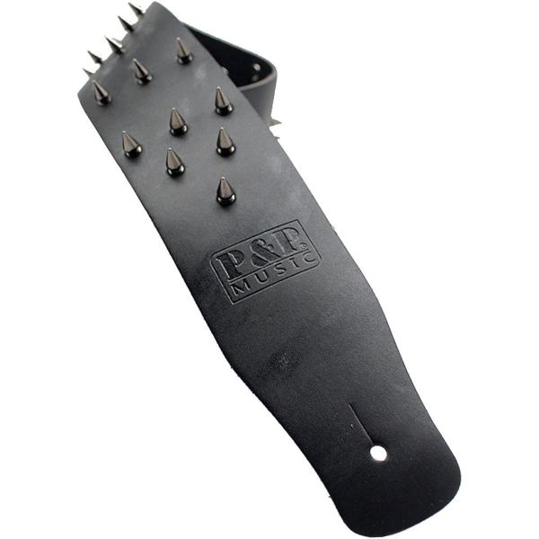 バリエーションコード : 2B8TWQUTFH・各種スタッズつき本革ギター・ベースストラップです。・2パーツのベルト、長さは段階的に調節可能。ロックピン式です。・ハードロック、メタル系に好まれる、ユリ・ドクロ・クロスなどのモチーフ＊・使い込...