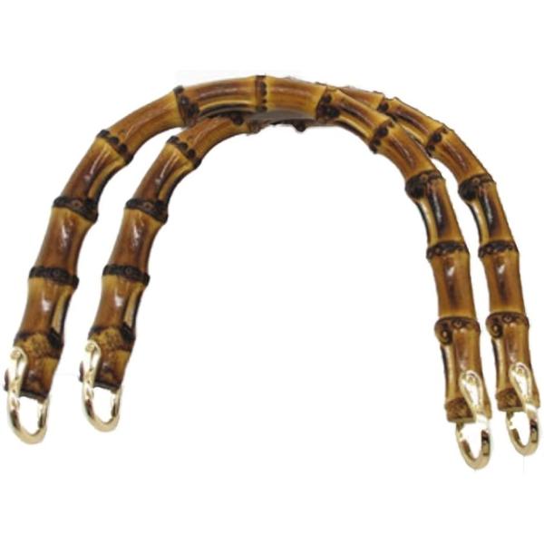 ・［A's Tool］ バンブー 竹 バッグ 持ち手 自然素材・竹の自然な色合いのナチュラルカラーと、焼きによる発色を活かしたブラウンカラーの２色ございます。また、穴の位置のタイプを側面タイプと正面タイプからお選び頂けます。・２本セットにな...