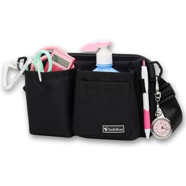 バリエーションコード : 2B9RNXGVU4「メッシュタイプ」ナースポーチをウエストに装着する際に蒸れにくいメッシュ素材をウエストポーチの裏側（腰に触れる部分）に採用しました。これにより装着感が良くなり、汗で蒸れにくくなります。メッシュタ...