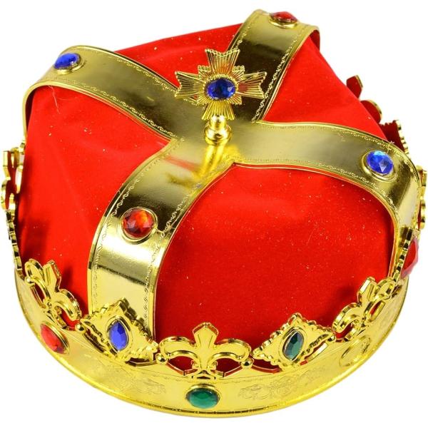 「装飾付きの豪華なデザイン」ゴージャスな見た目が特徴のコスプレ用王冠です。カラフルな飾り石が王冠の存在感を引き立たせます。また、本体は軽くクッション付きですので長時間でも使いやすくなっております。「様々なイベントに」ハロウィンや劇の衣装とし...