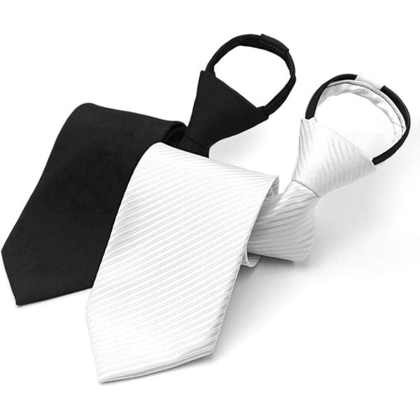 バリエーションコード : 2B8WG0KYLV・素材構成: ポリエステル・長さを調節してあげるだけの簡単なファスナー式のワンタッチネクタイ2本セットです。・慣れていないと結ぶのが難しかったり、キレイにノットが出来なかったりと悪戦苦闘。普段ネ...