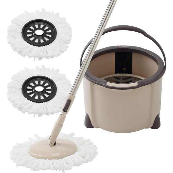 バリエーションコード : 2B8X6D1IXG・「セット詳細」一槽式バケツ1個、取替用クロス2枚、組立必要なハンドル3本、ヘッド1個。・「組立簡単」手元に到着してすぐ使用したり、モップ本体は軽量で片手でも操作したりできるので、毎日楽に掃除が...