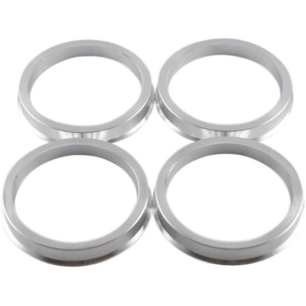 バリエーションコード : 2B21X4Y1LH・鍛造アルミ製ツバ付きハブリング 66.6⇒57.1ミリ 4枚組（一台分）です。・アルミホイールを交換すると、車の振動やステアリングのブレが発生します。このハブリングを使うことで、それらの発生を...