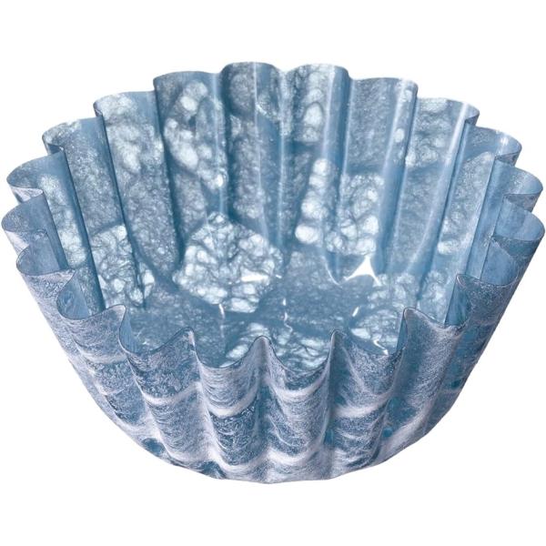 バリエーションコード : 2B4ULRFDI5・入数：24枚 / サイズ：底径φ40?高さ25mm (8号) / 厚さ：100μ以上・生産国：日本 / 素材：PET、PP、和紙 / 柄：市松 / 色：ブルー(紺瑠璃)、食品衛生法に基づく試験...