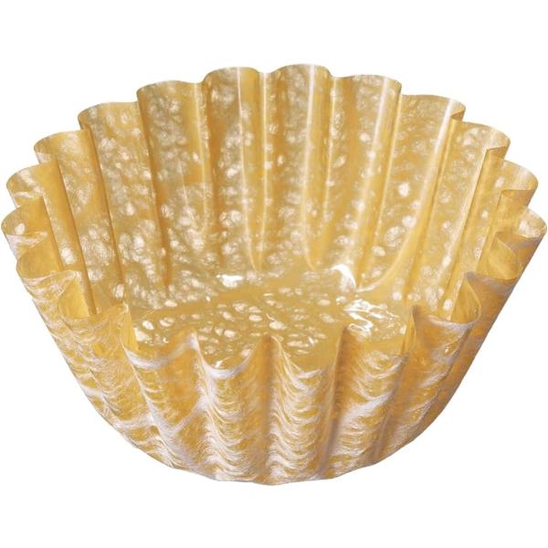 バリエーションコード : 2B4ULRFDI5・入数：24枚 / サイズ：底径φ40?高さ25mm (8号) / 厚さ：100μ以上・生産国：日本 / 素材：PET、PP、和紙 / 柄：浮雲 / 色：イエロー(山吹色)、食品衛生法に基づく試...