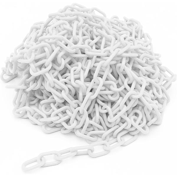 バリエーションコード : 2B9002NTIQ「主要なカラーバリエーションで選びやすい」屋内外兼用の15mプラスチックチェーンは、使いやすい単色や2色パターンの3種類を展開。「イエロー・ブラック」は立ち入り禁止や進入禁止に、「ホワイト」や「...