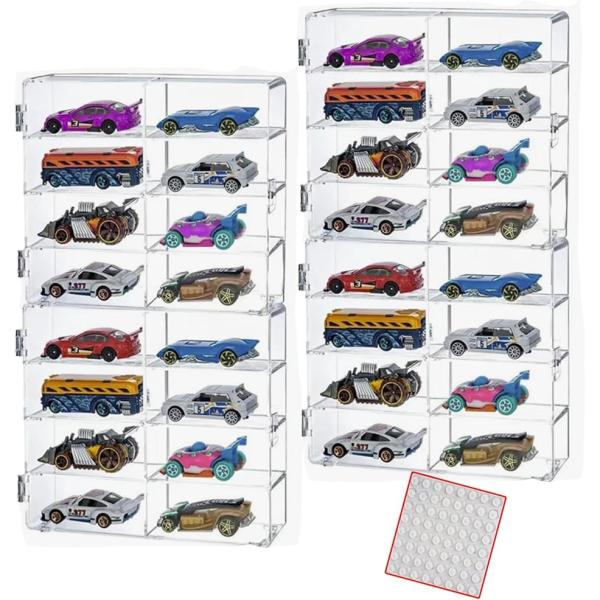 バリエーションコード : 2BU5DPCPUP「最大32台をスマートに収納できるディスプレイケース」 8台x4段のレイアウトで、普通サイズのトミカを最大32台まで収納可能。仕切りは固定式だから、ズレずにきれいに並べられ、コレクションを見やす...