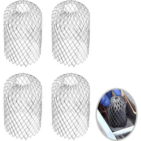 「雨どいネット」屋根の軒先部分に設置される、落ち葉やゴミなどが詰まるのを防ぐための雨どいネット4個セットです。「大小さまざまな穴にフィット」メッシュ網の直径は調整可能で、ご家庭の雨どいにぴったりフィットします。「排水溝の詰まり止め」細かいメ...