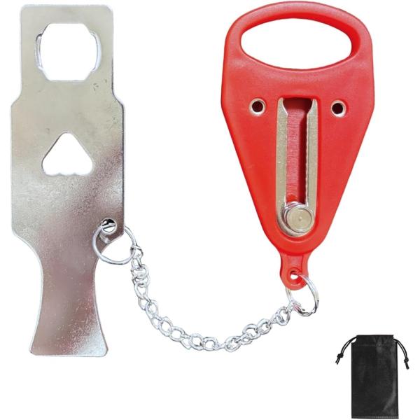 バリエーションコード : 2B9VUYN0X2簡単にセキュリティアップ：工具を必要とせずに数秒でインストールできるポータブルドアロックです。使用すれば、睡眠や休息中に他の人が部屋の外に鍵を持っていても、簡単に開くことができないのでセキュリテ...