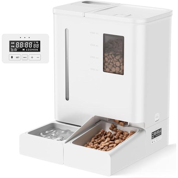 バリエーションコード : 2B91SHUK0T「DUDUPET」 自動給餌器と給水器を一体化した新製品が登場。外出でも安心。残業や外出などの時に、定時定量に餌やりができ、ペットの食事を心配する必要がなく、飼い主が安心できる自動給餌器です。ま...