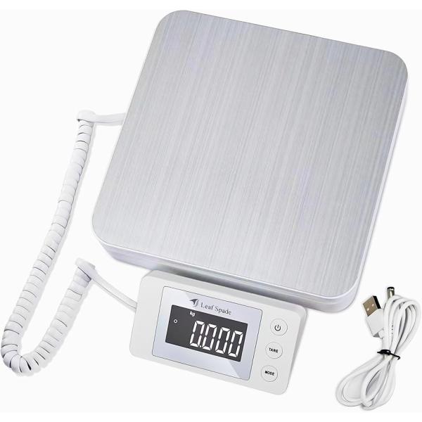 「最大40kg対応／5g変化検知」 5g〜40kgまで計量可能。最小表示は10gですが、5g単位の重量変化を検知します。荷物・段ボール・資材などの重量確認に適しています。＊取引証明用ではありません。「視認性重視の大型LCD＆ステンレス秤台」...