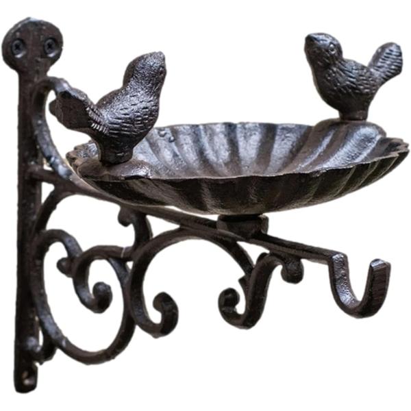 アンティーク調、北欧デザインのアイアンフックガーデンオブジェです。高級感のある質感、愛らしい二羽の鳥の彫刻がお庭をエレガントに演出します。重厚感があり耐久性に優れた鋳鉄製のアイアンフックはお庭で経年美化し、時間が経つほどに品格が深まっていき...