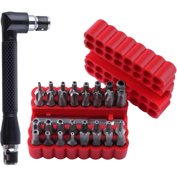 「セット内容」プラムヘッド9個： T8 T10 T15 T20 T25 T27 T30 T35 T40; 片開き4個：4/6/8/10mm; 3本爪4個： 1/2/3/4mm;4本爪3ピース： 6/8/10mm;六角メートル6個：2/2.5...