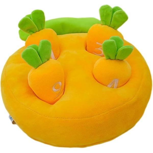 バリエーションコード : 2B92KNNU3Dこのペット用おもちゃは、4つの取り外し可能な小さなニンジンが上に埋め込まれたデザインを特徴としています。4つのニンジン穴の半分にペットの好きなおやつを入れて、ペットが嗅覚を通して隠されたおやつを...