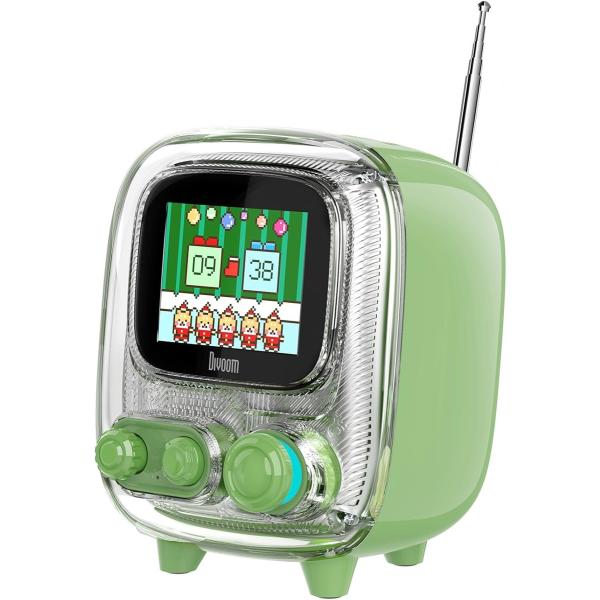 バリエーションコード : 2BUKONDULL「革新・レトロテレビの現代美学」DivoomのTiivooワイヤレススピーカーに、待望の第二世代「Tiivoo-2」が登場。これは単なるBluetoothスピーカーではなく、1970年代の「アン...