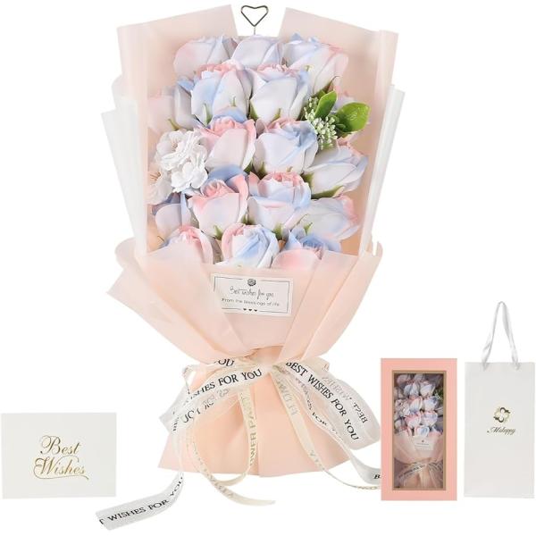 バリエーションコード : 2B20LVLHIT「ソープフラワーとは」石?で作られているお花です。高級感もありきれいでいい香り大切な人へのプレゼントへぴったり。「お手入れ不要。きれいで長持ち」本物そっくりに精巧に作られていますが、生花ではない...