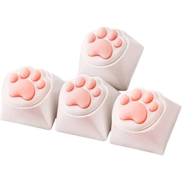 肉球のデザインがとてもかわいいカスタムキーキャップ。ユニークな猫のキーキャップは、デスクをおしゃれに彩ります。押すたびに感じる弾力と、ピンクの猫のキーキャップの柔らかな反発感が魅力的です。耐久性のあるPBTとシリコン素材で作られ、長く快適に...