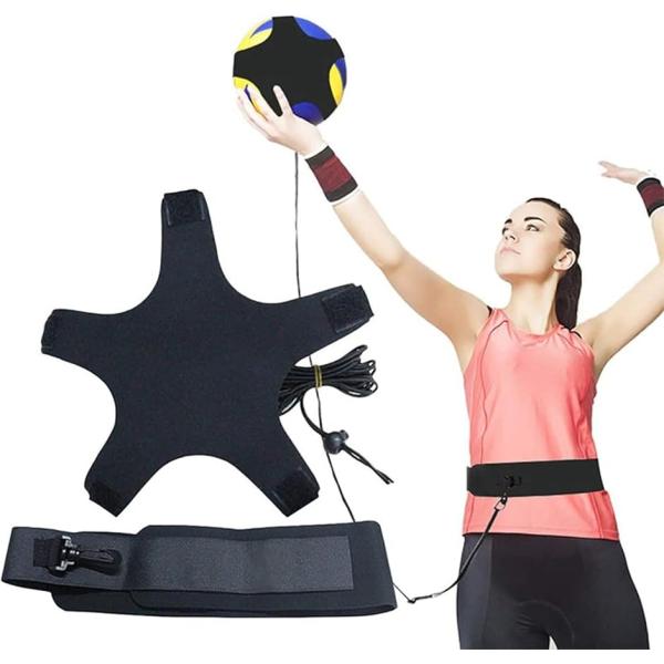 「ひとりでできるバレー練習」サーブやスパイク、トスなど、バレーボールの基礎練習がひとりで行える練習ベルト。打点やフォームの確認ができ、場所を選ばずトレーニングに最適です。「丈夫なゴムバンド採用」高い伸縮性と耐久性を持つゴムバンドで、打ったボ...