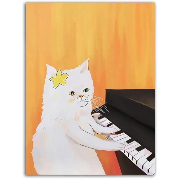 バリエーションコード : 2B93HDTTFXユーモア溢れるネコの床屋アート: 擬人化された猫たちが描かれたこのアートパネルは、見るだけで思わず笑みがこぼれるデザインの絵画で、お部屋に飾るだけで、日常に楽しさと癒しをプラスしてくれるアート ...